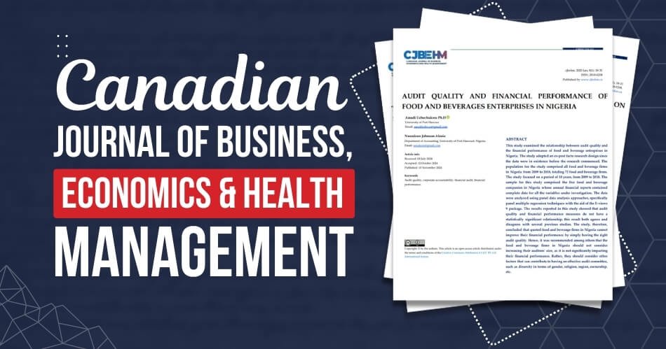 Canadian Journal of Business, Economics and Health Management